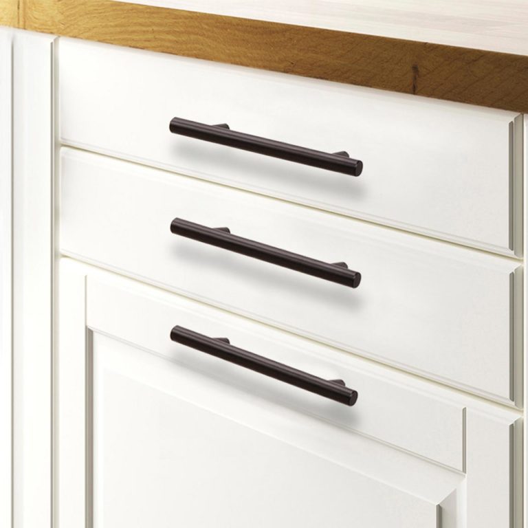 Kitchen Handles black T bar 304 Stainless steel