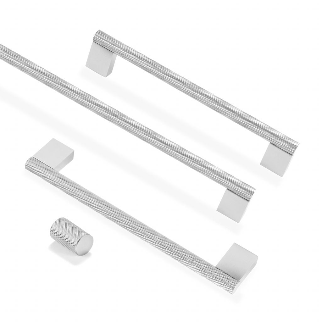 KT&CO Kitchen cabinet handles knurled palm beach