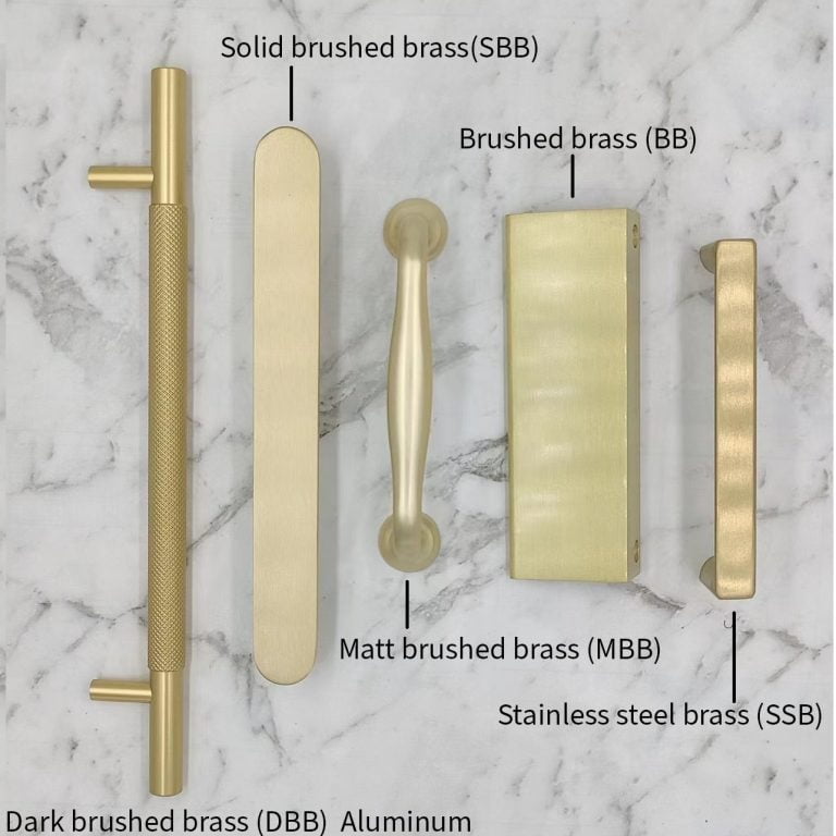 Brass colour variations guide